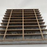 Stair Tread, Bolt In, with Yellow Safety Nosing - Meshstore