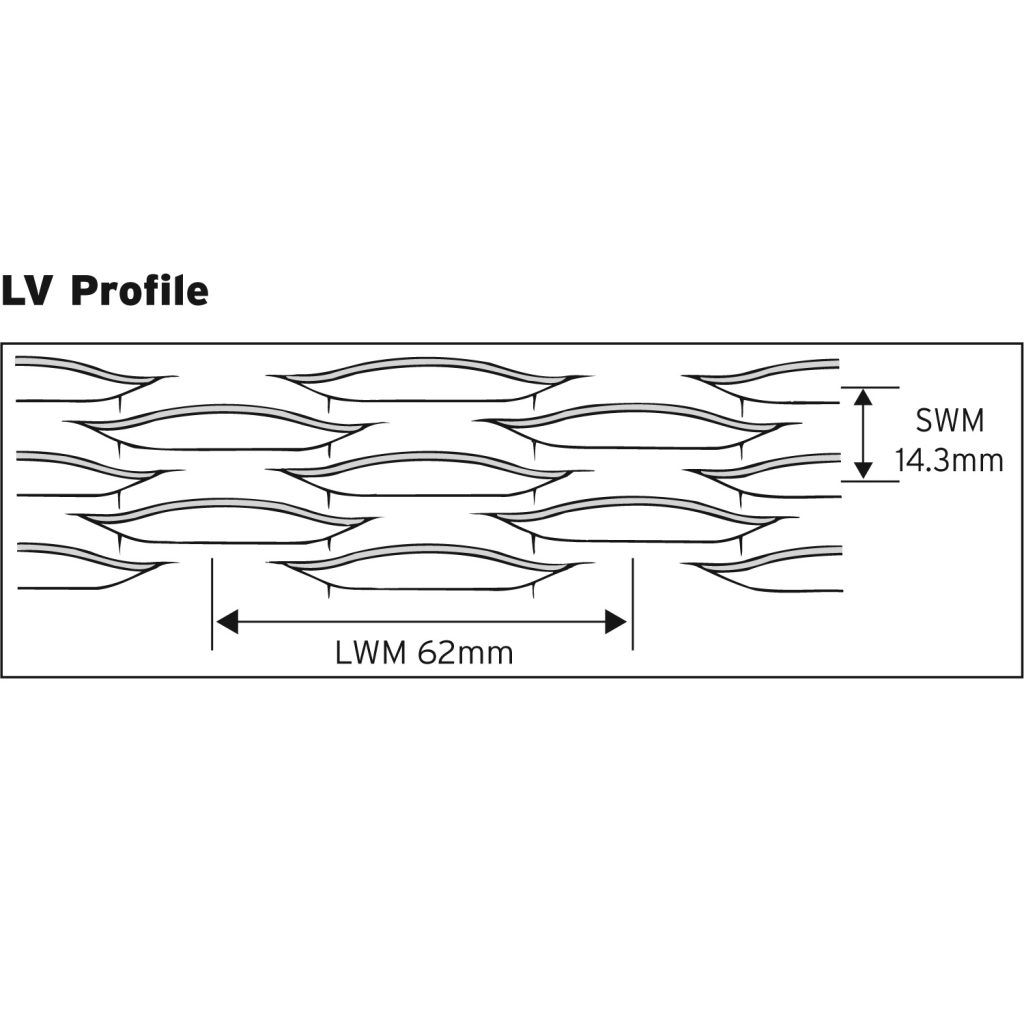 LV10 Expanded Metal Sunscreen Louvre: 41 x 10mm Openings - Meshstore