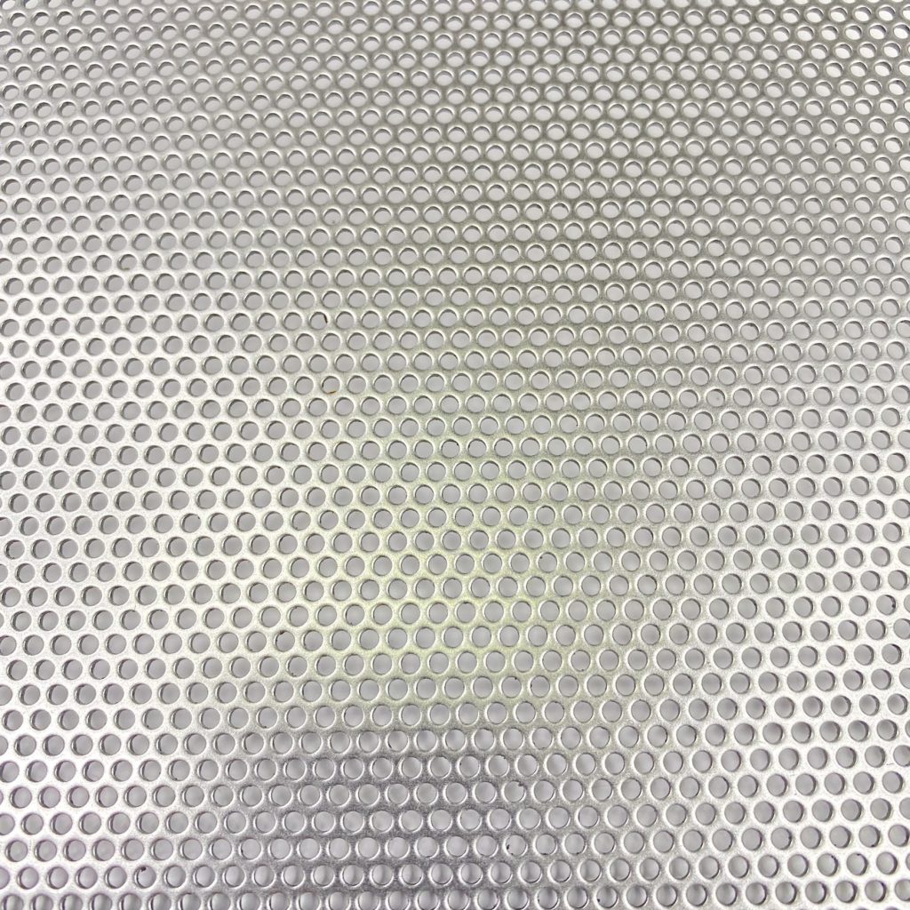 R02040 Perforated Metal Sheet: 2.0mm Round, 40% Open Area - Meshstore