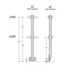 Stanchions for Safety & Support: Shop Now | Meshstore